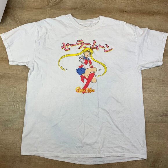 Shirts | Sailor Moon Japanese Anime Shirt Naoko Takeuchi White Mens Xl ...